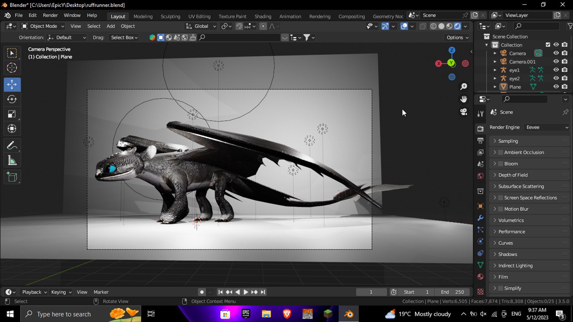 HTTYD Dragon Dart Adult 3D Model - TurboSquid 2084754