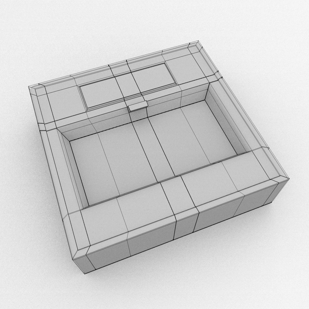 3d Model Emergency Alarm Button