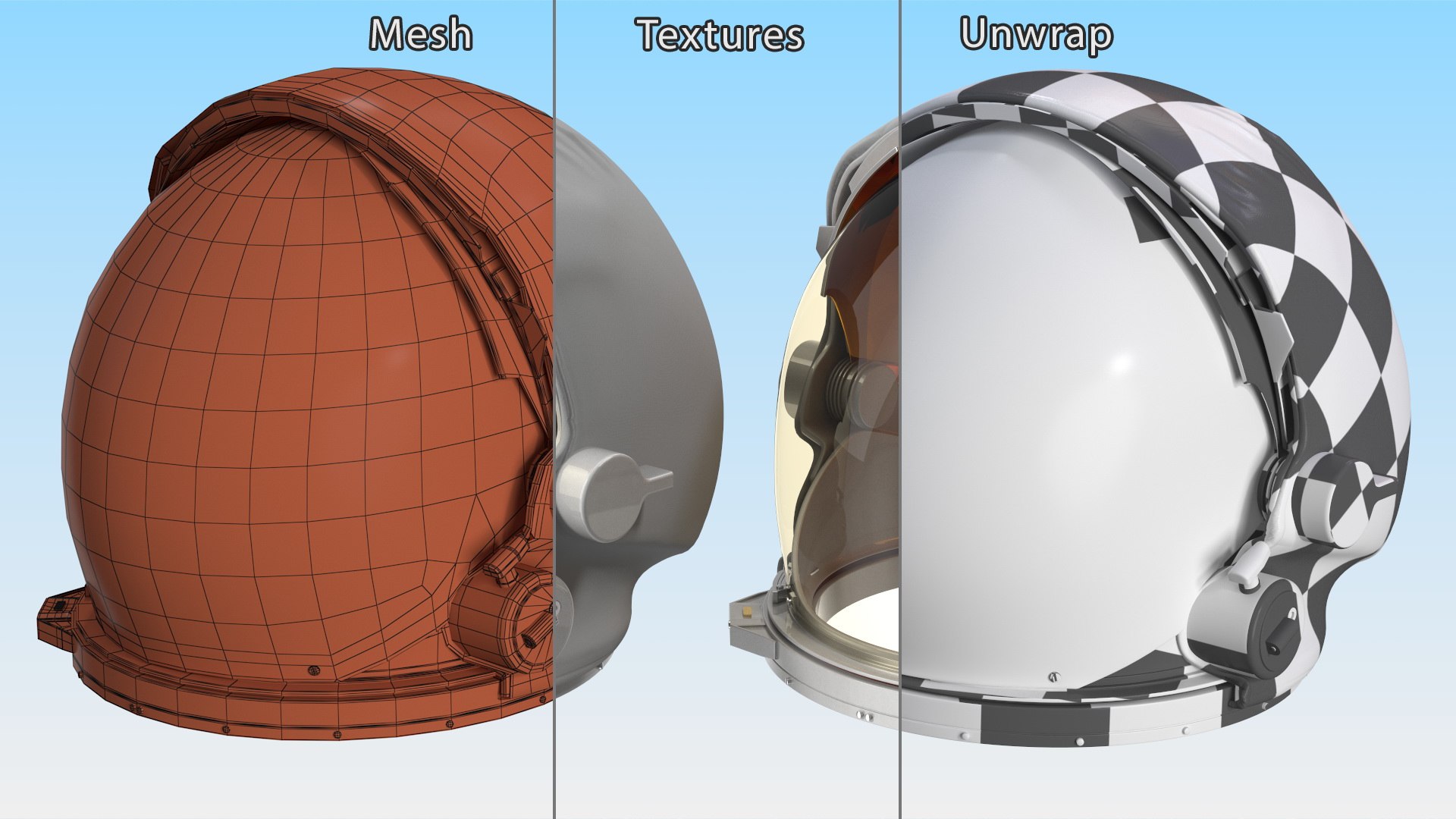 3D Astronaut Helmet - TurboSquid 2194044