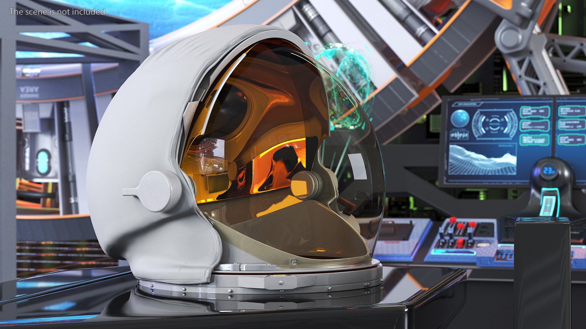 3D Astronaut Helmet - TurboSquid 2194044