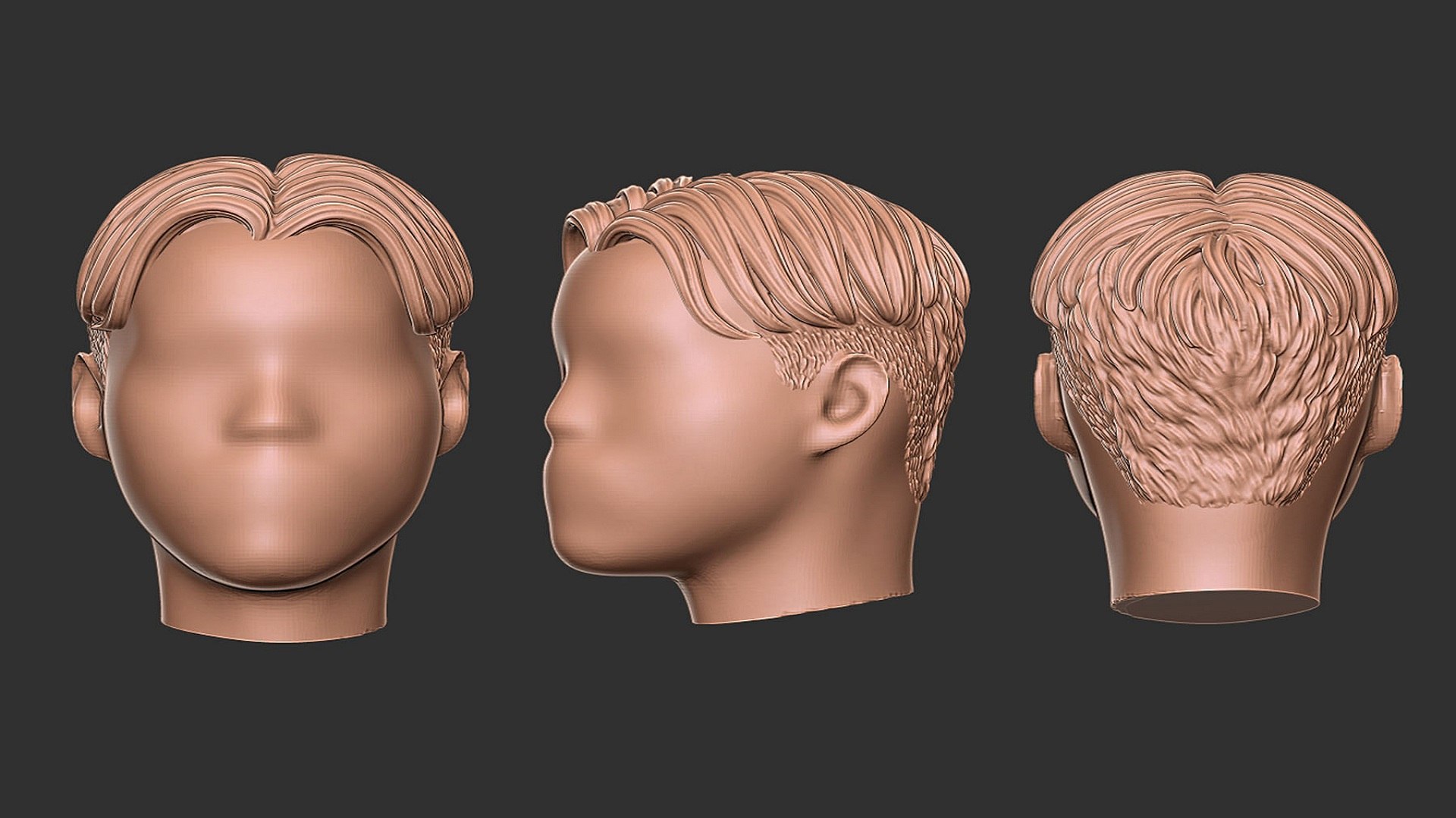 Hair 52 3D Model - TurboSquid 2020028