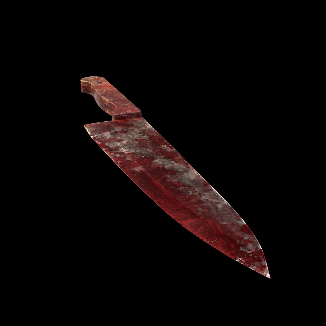 Butcher Knife Old Wooden 3D Model - TurboSquid 1421324