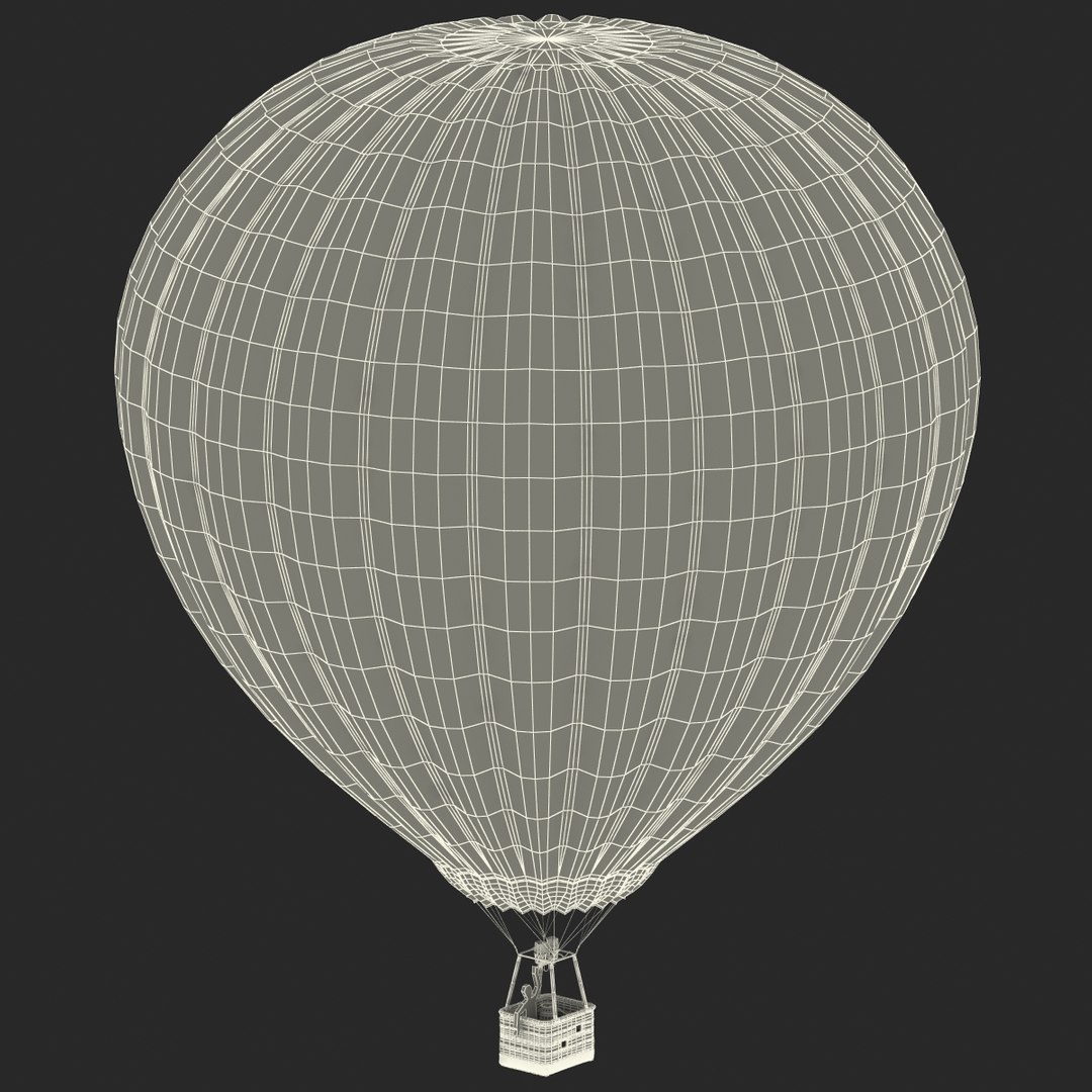 3d Air Balloon 6 Model