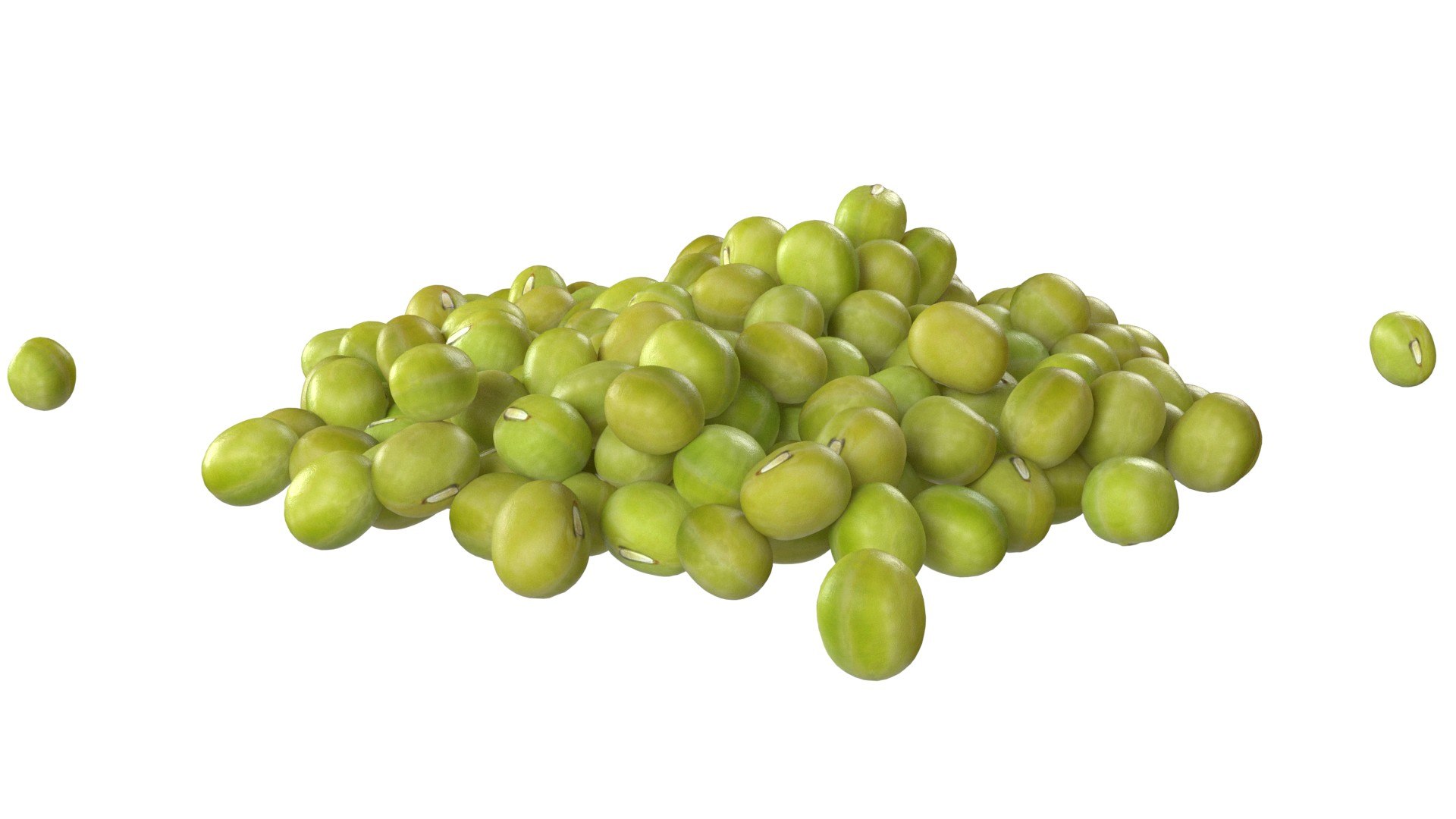 Mung Bean Pile Model - TurboSquid 2397422