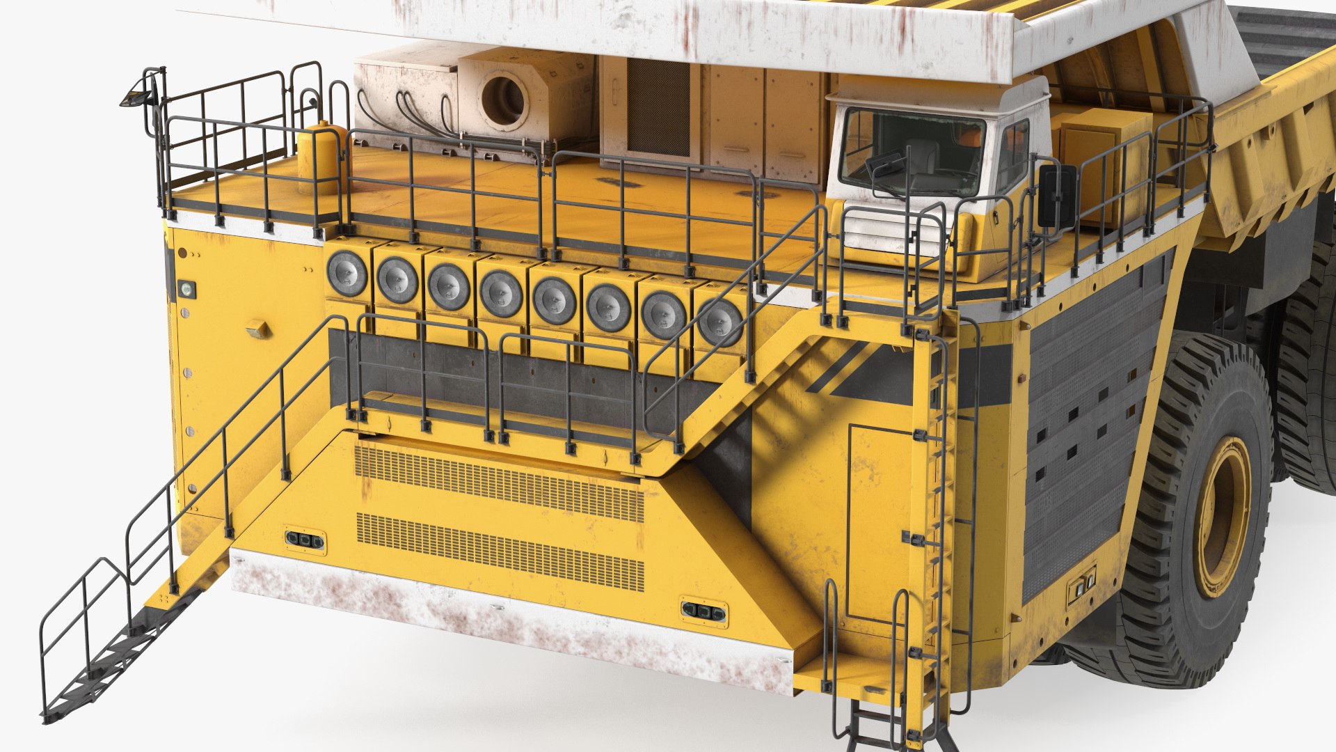 Ultra Class Haul Truck Dirty Rigged For Maya 3D Model - TurboSquid 2025900