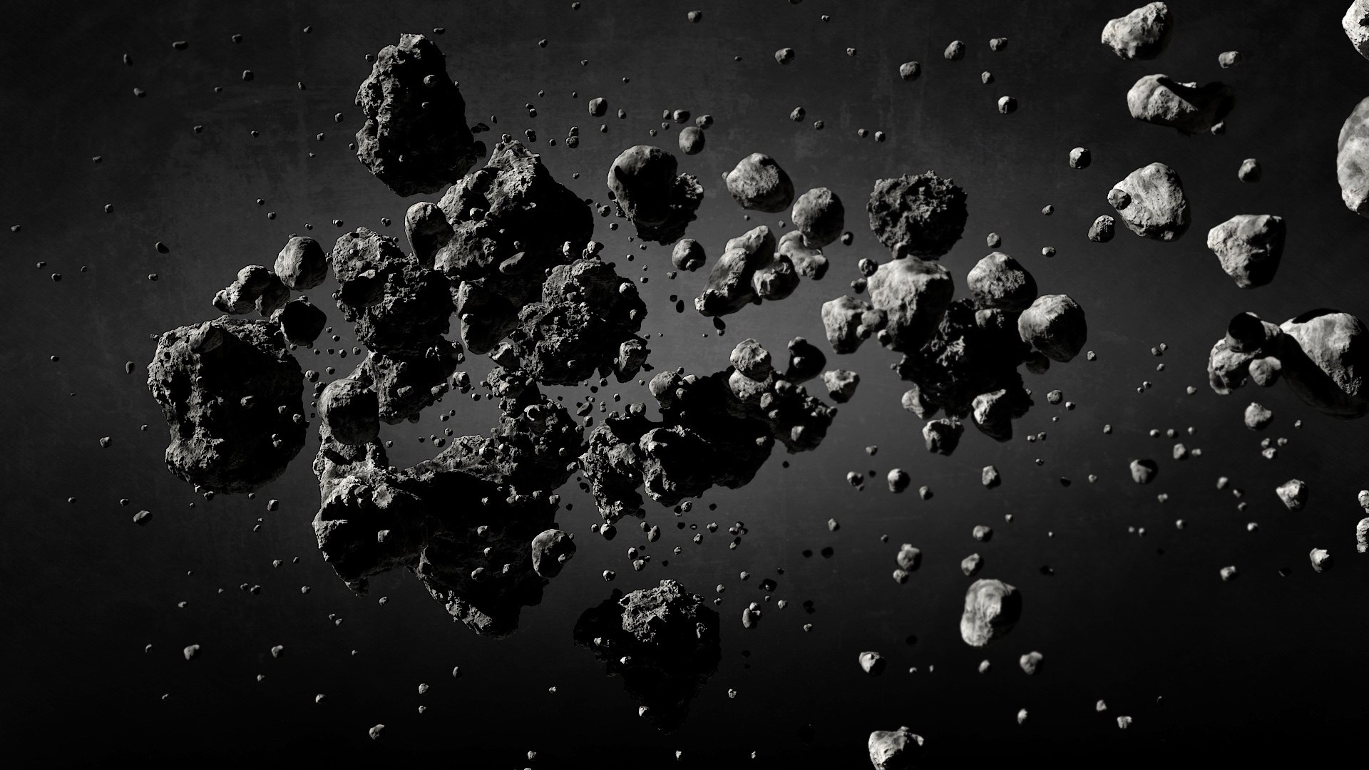 Asteroid Field 3D Model - TurboSquid 1993241