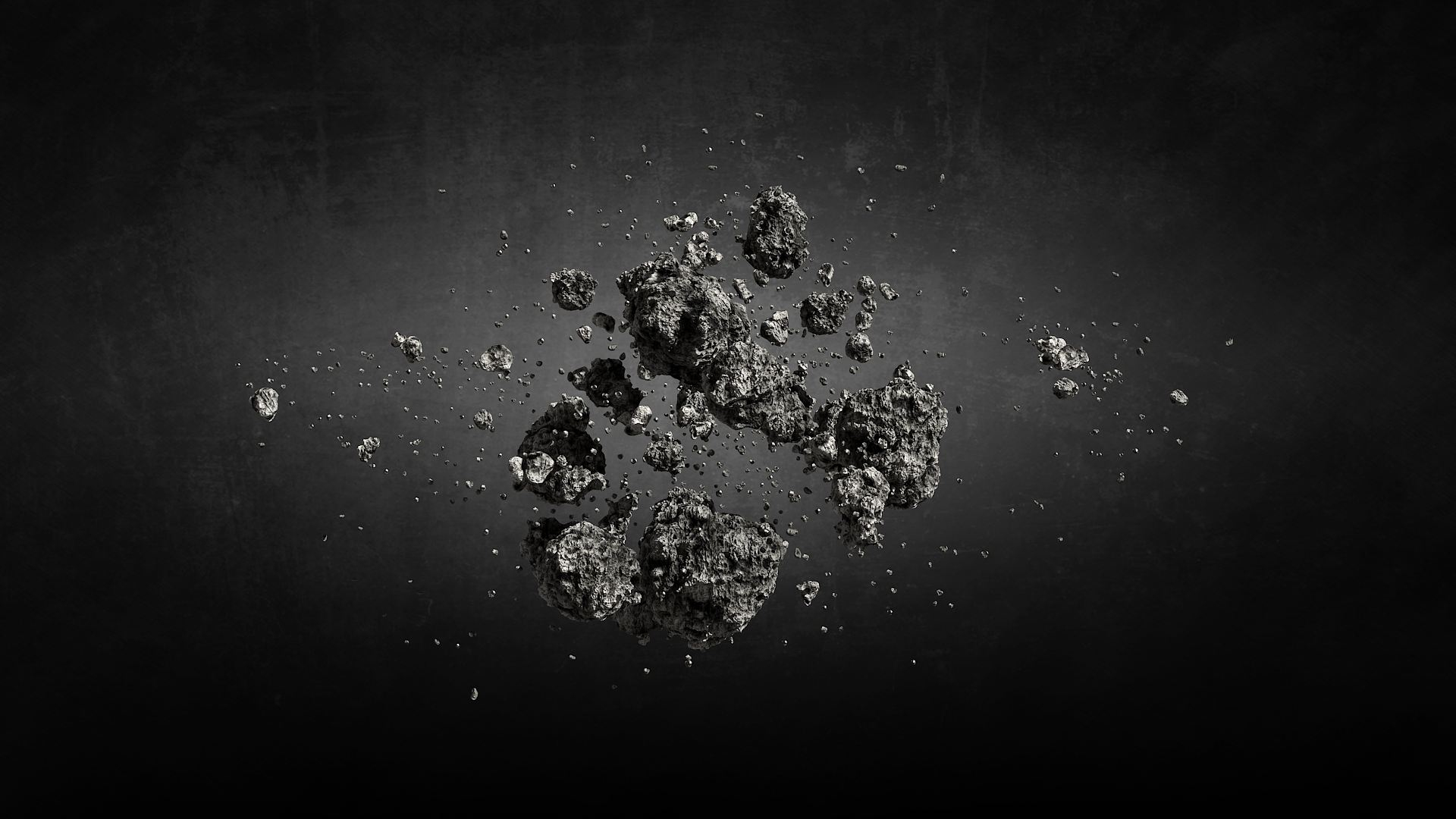 Asteroid Field 3D Model - TurboSquid 1993241