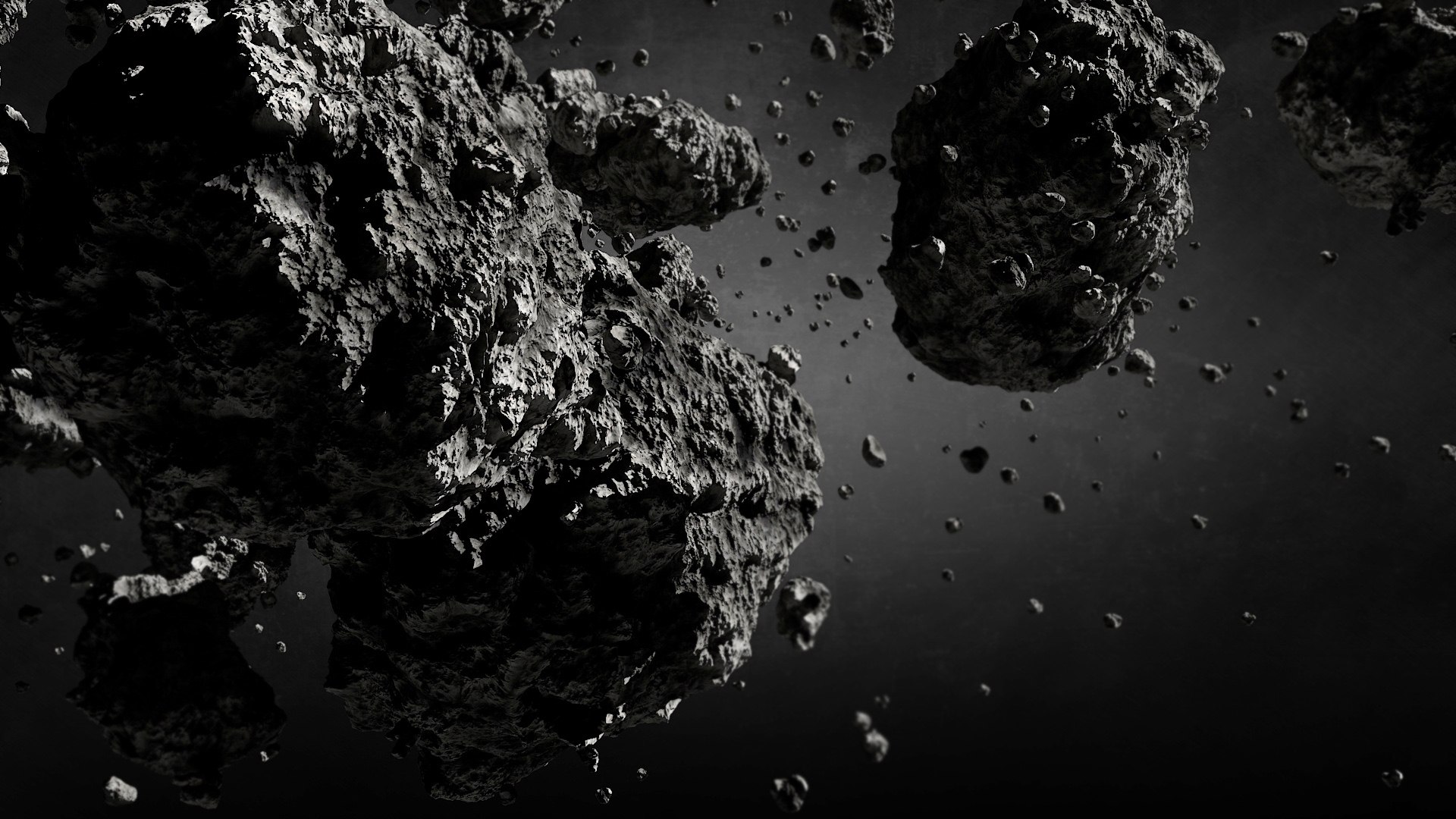 Asteroid Field 3D Model - TurboSquid 1993241