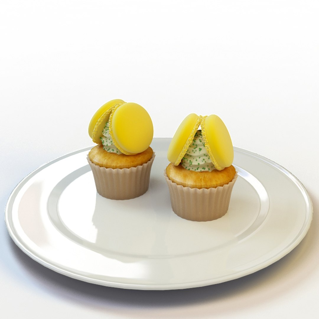 3d macaron 011 model