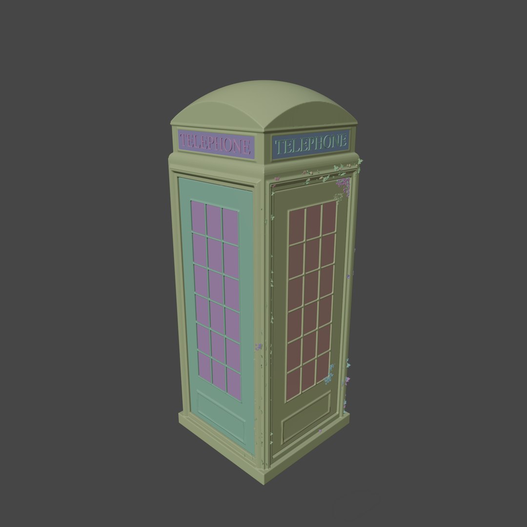 England Booth Phonebooth 3D Model - TurboSquid 1691426