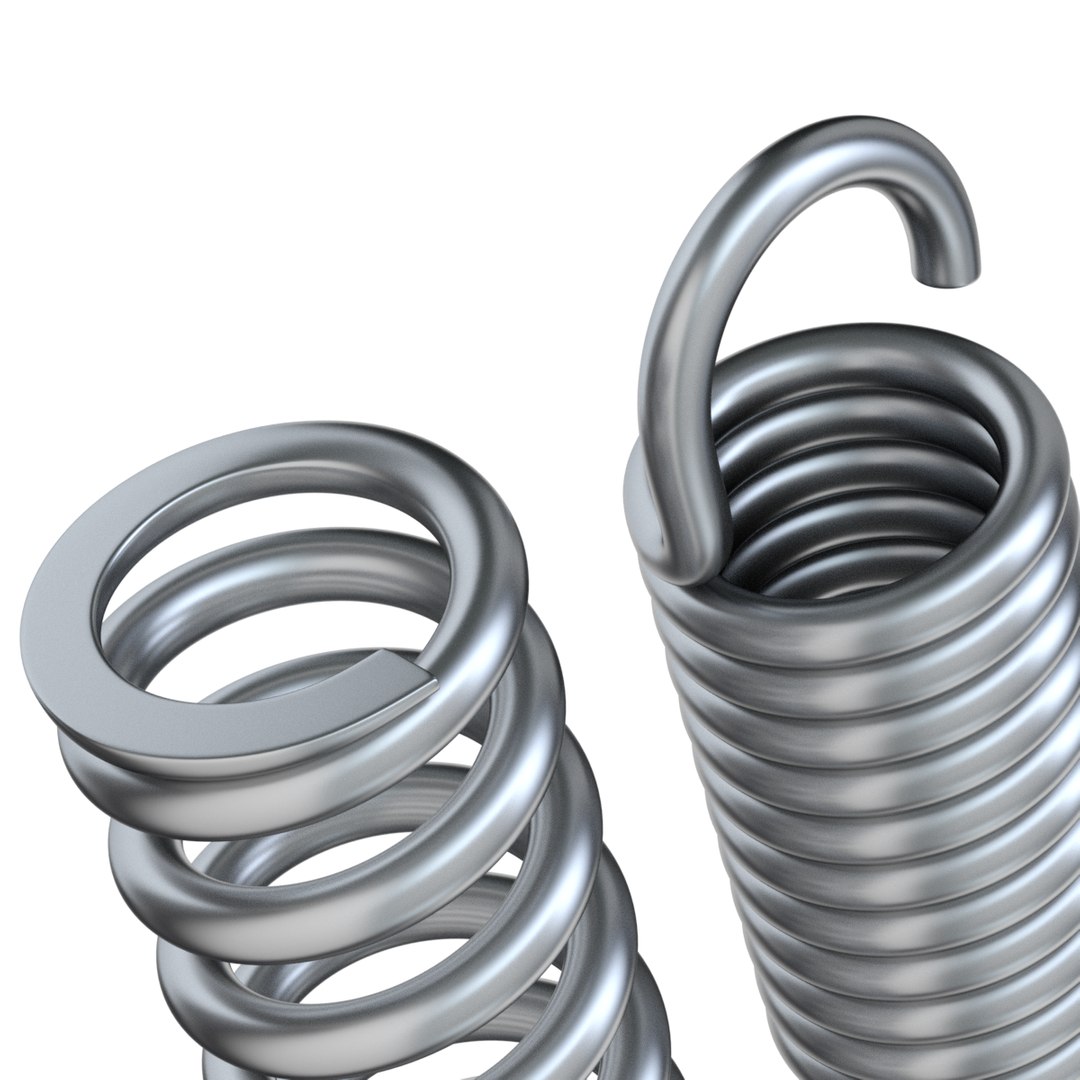 3D Metal Spring - TurboSquid 1193221