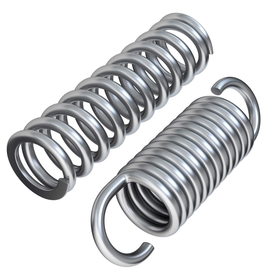 3D Metal Spring - TurboSquid 1193221