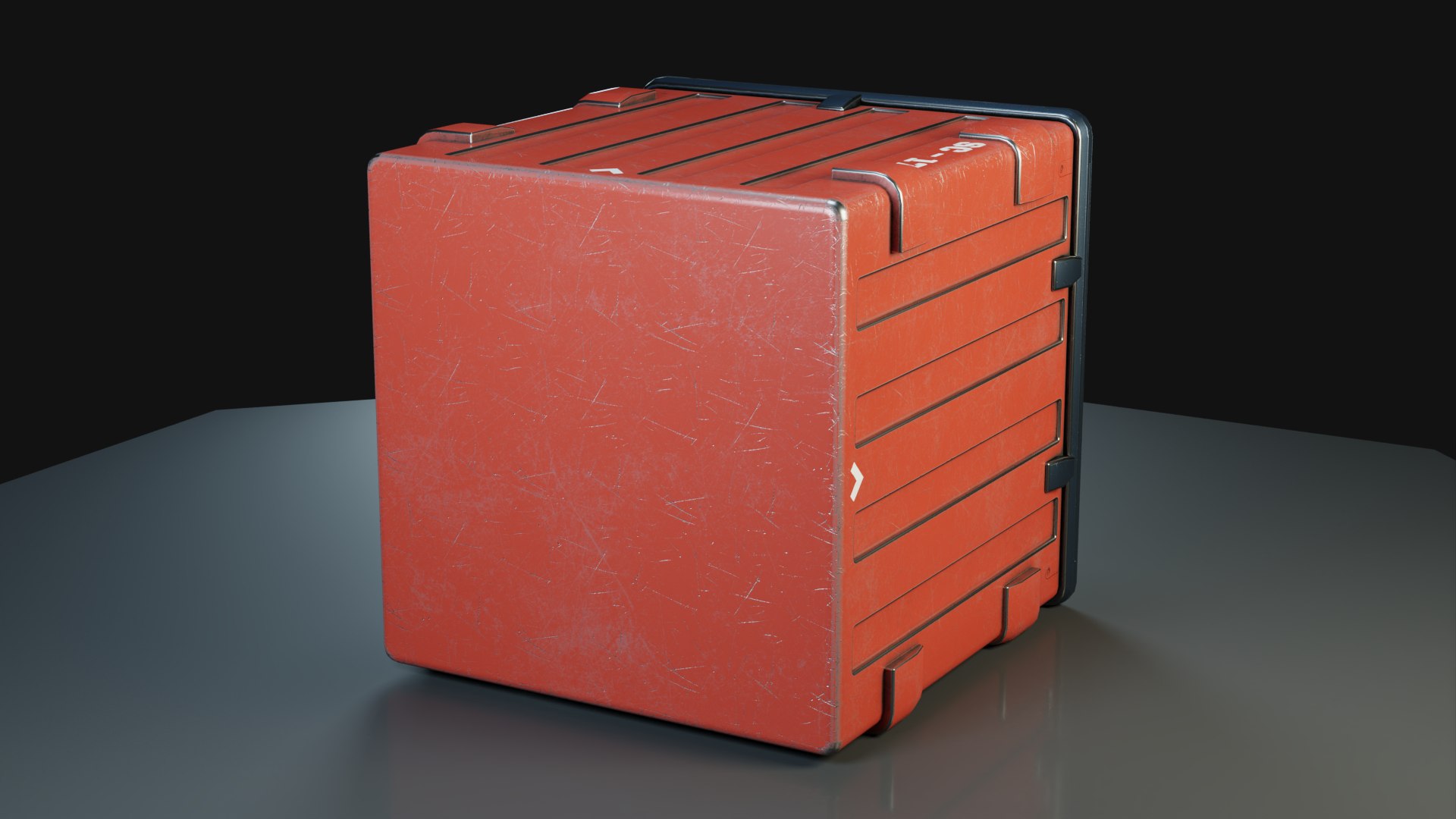 Metal Crate Model - TurboSquid 2099786