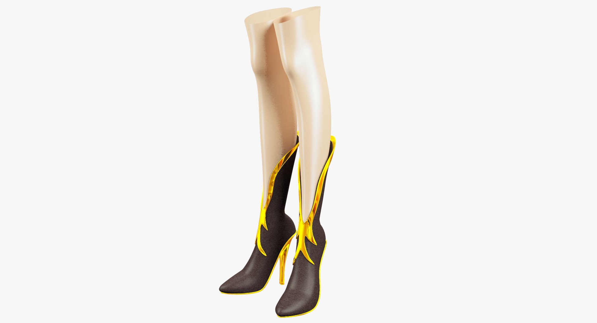 Cartoon Women S Boots 3d 3ds