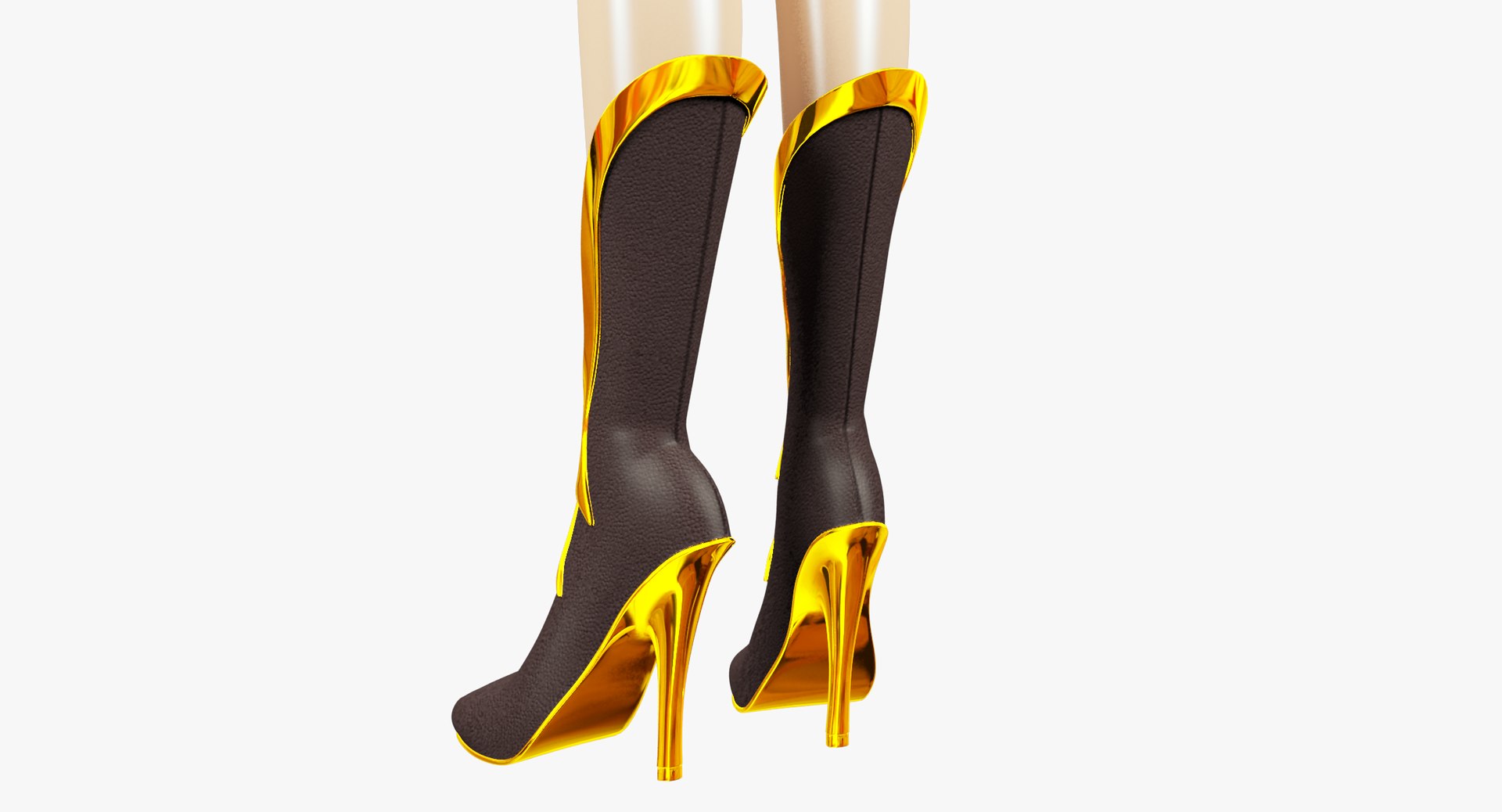 Cartoon Women S Boots 3d 3ds
