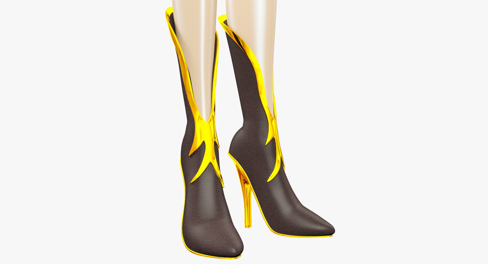 Cartoon Women S Boots 3d 3ds