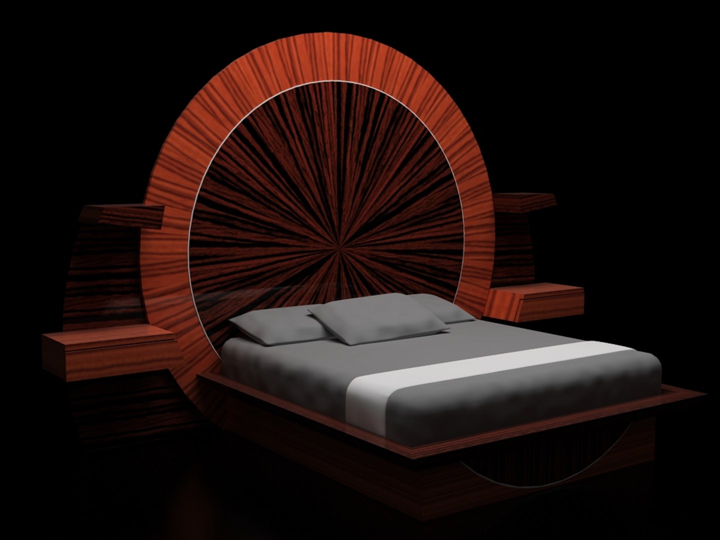 3d Model Parnian Furniture Bed