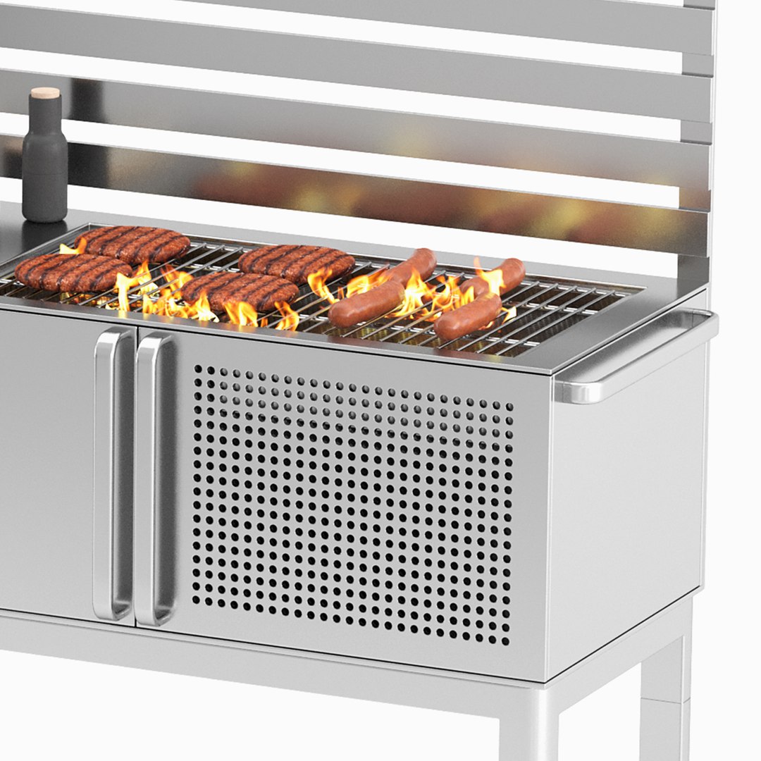 3D Model Barbecue 16 - TurboSquid 1959269