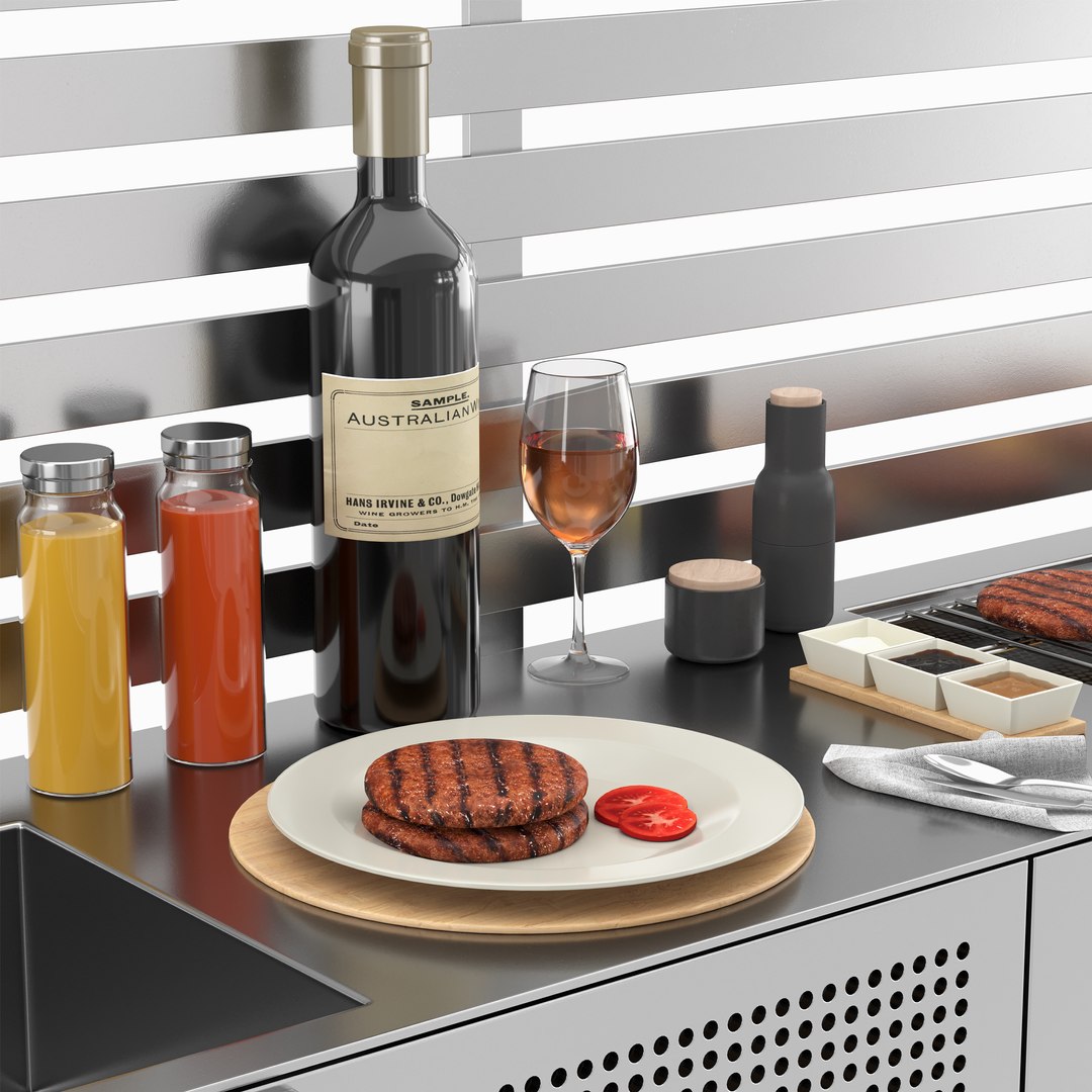 3D Model Barbecue 16 - TurboSquid 1959269