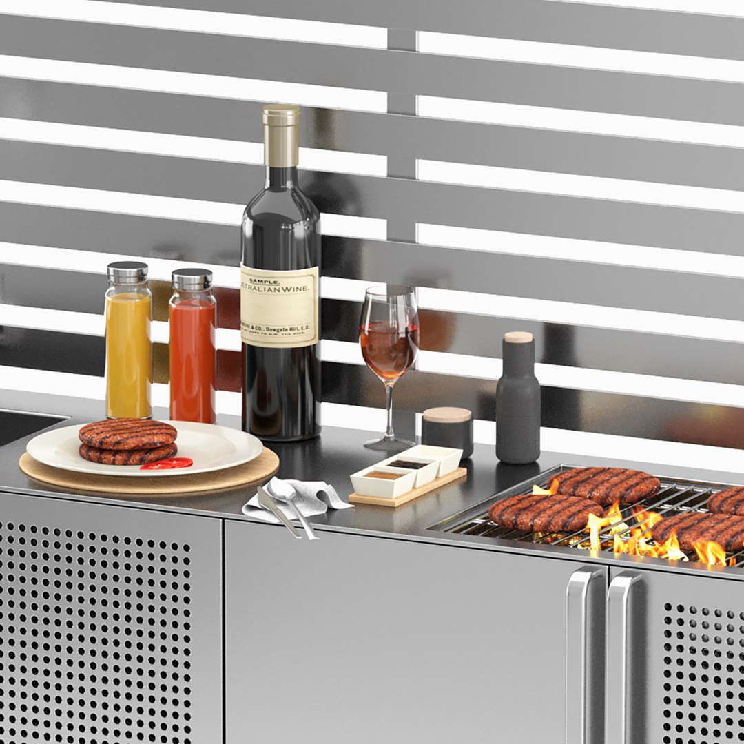 3D Model Barbecue 16 - TurboSquid 1959269