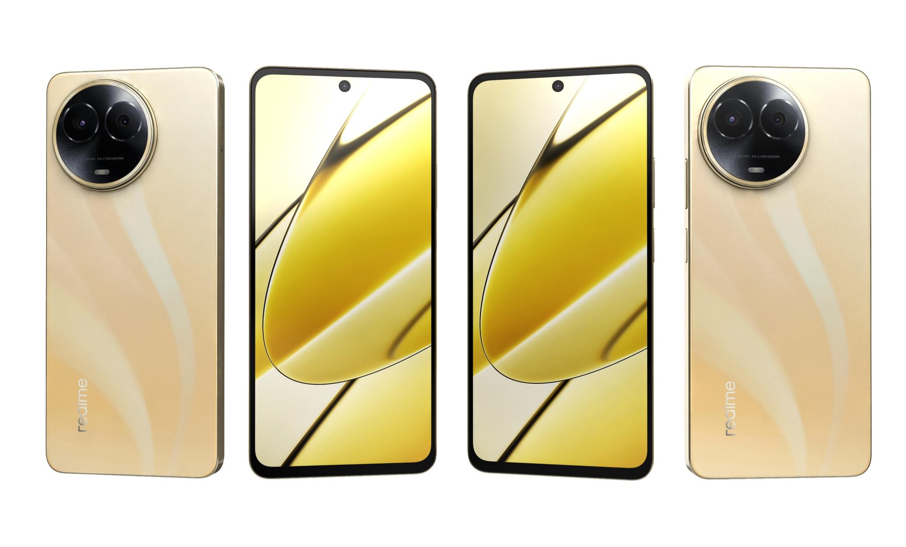 3D Realme 11 5G Gold Model - TurboSquid 2119147