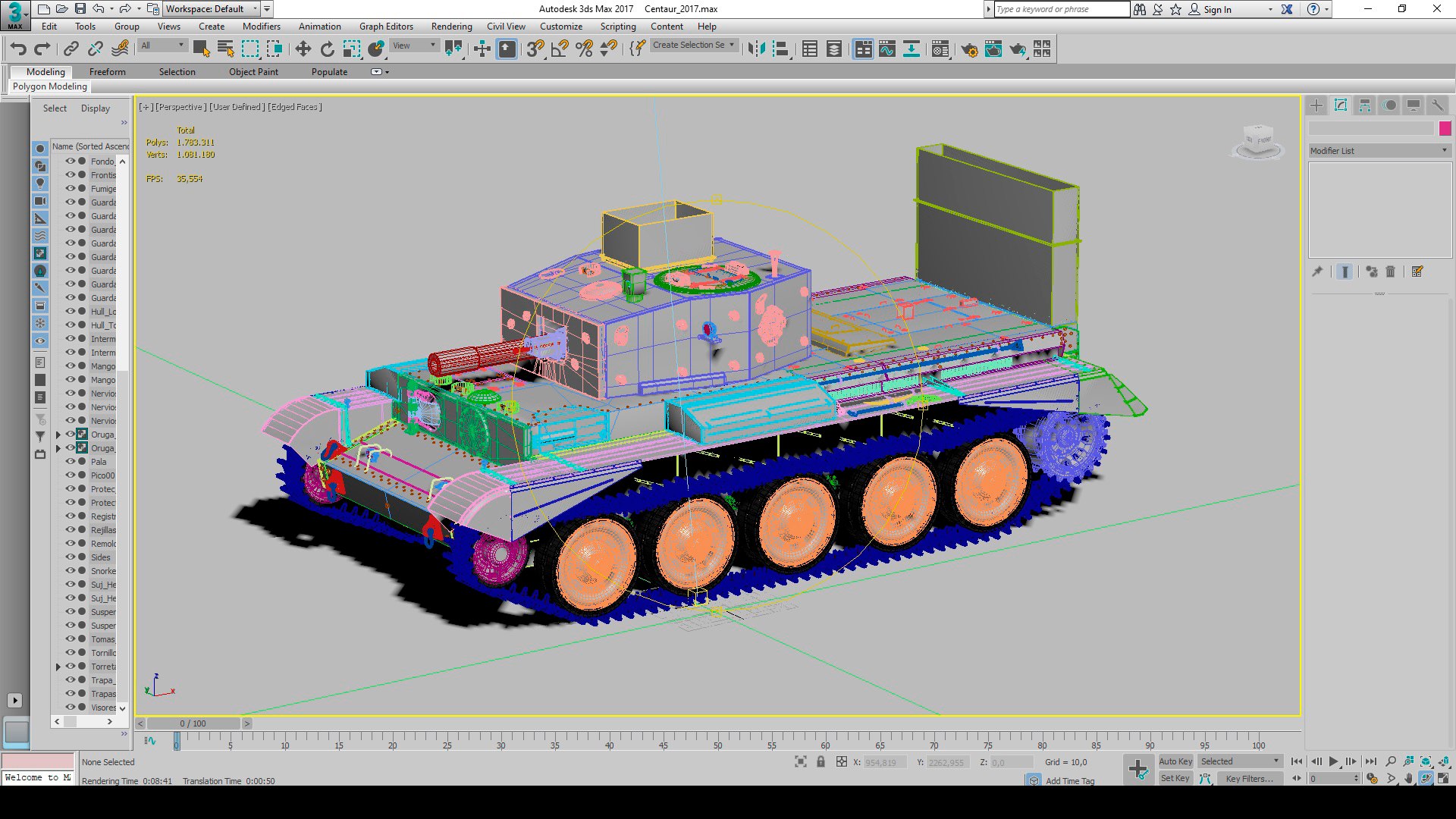 Centaur CS A27 L 3D Model - TurboSquid 2188278