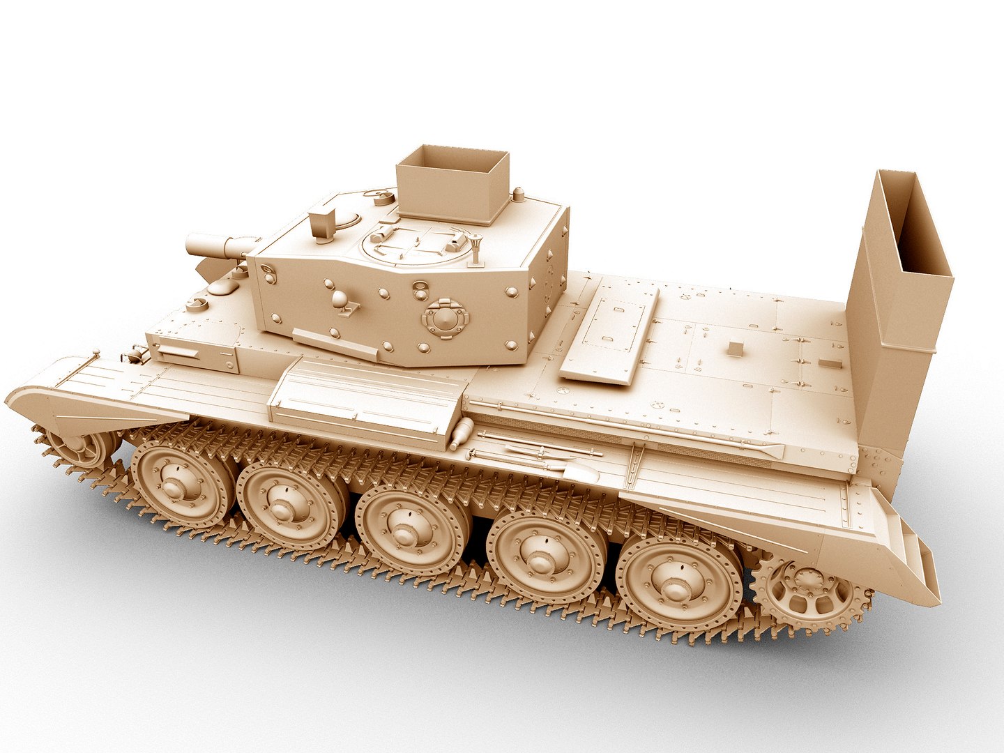 Centaur CS A27 L 3D Model - TurboSquid 2188278