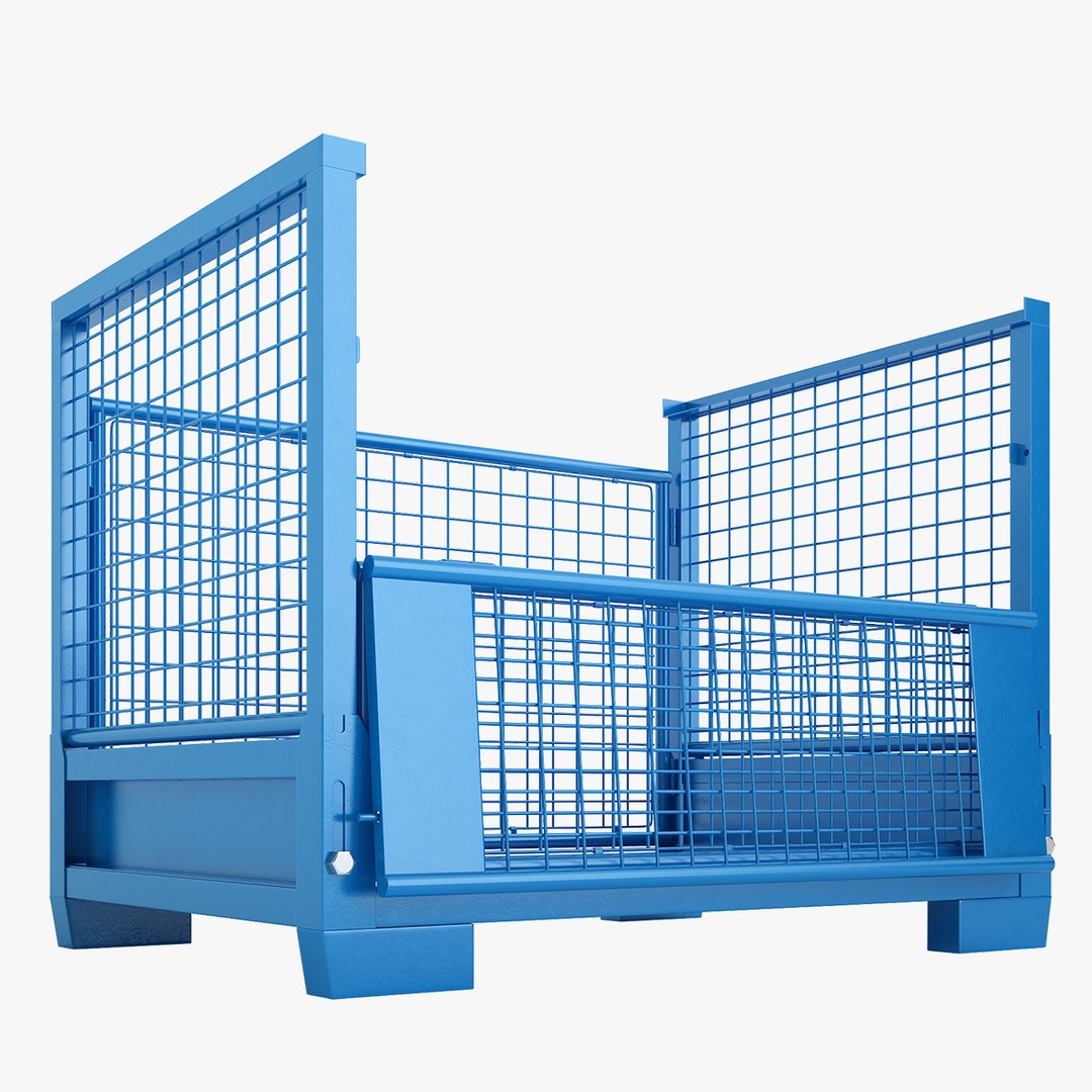 3D Collapsible Cage Pallet 07 model - TurboSquid 2076817