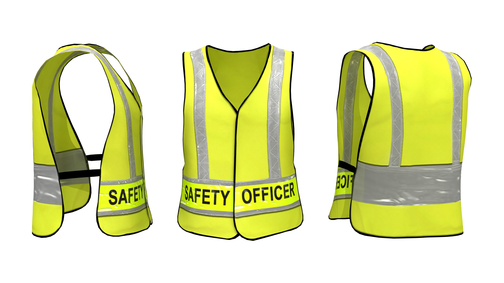 Mens Safety Vest Model - TurboSquid 1832049