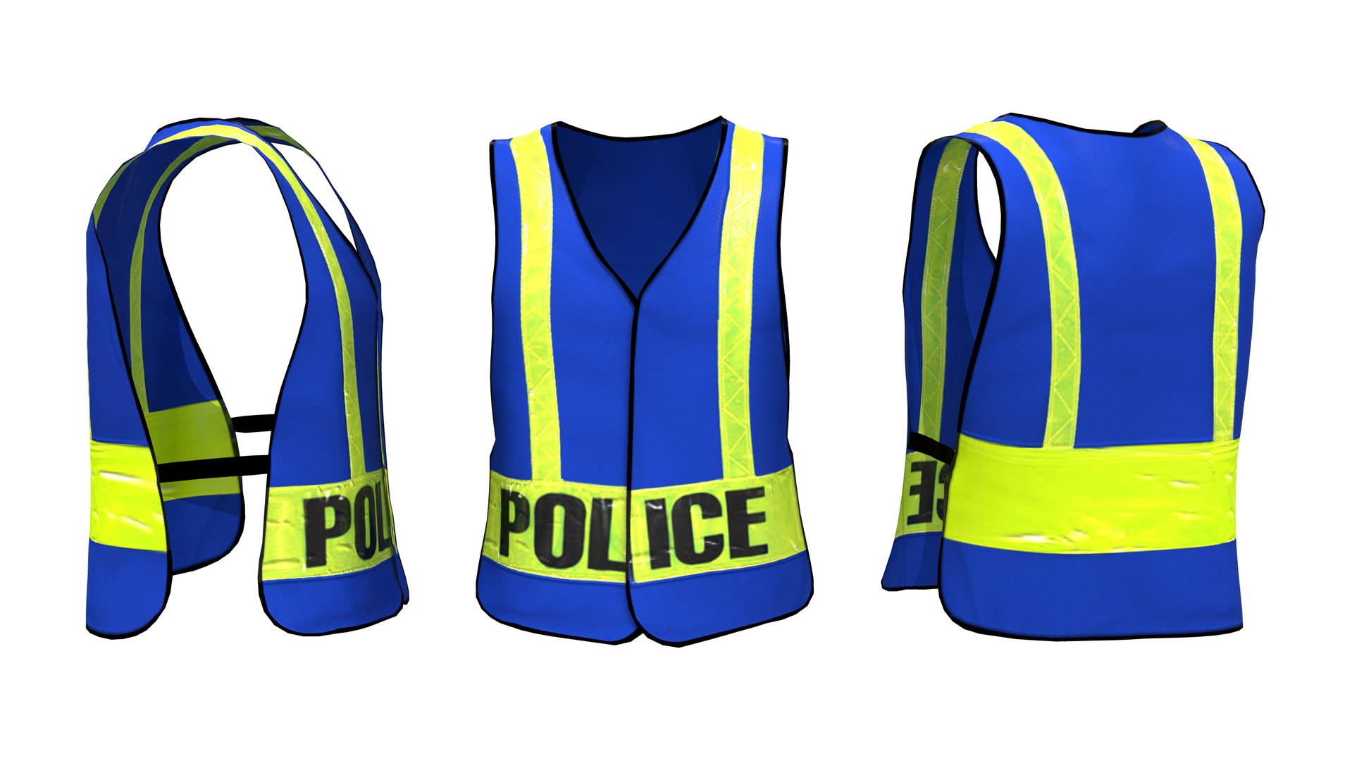 Mens Safety Vest Model - TurboSquid 1832049