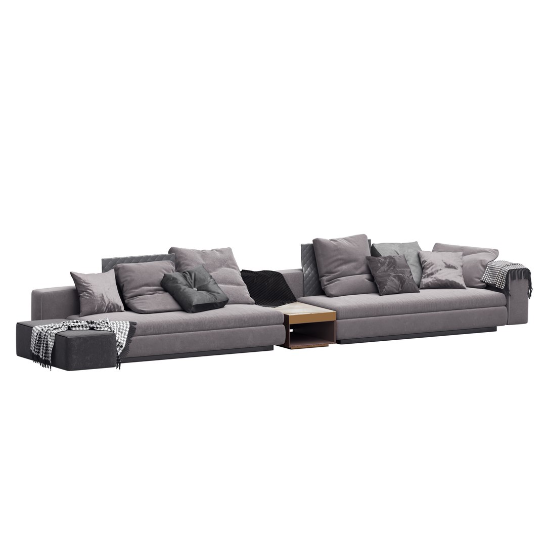 Minotti Sofa 3D Model - TurboSquid 1857340