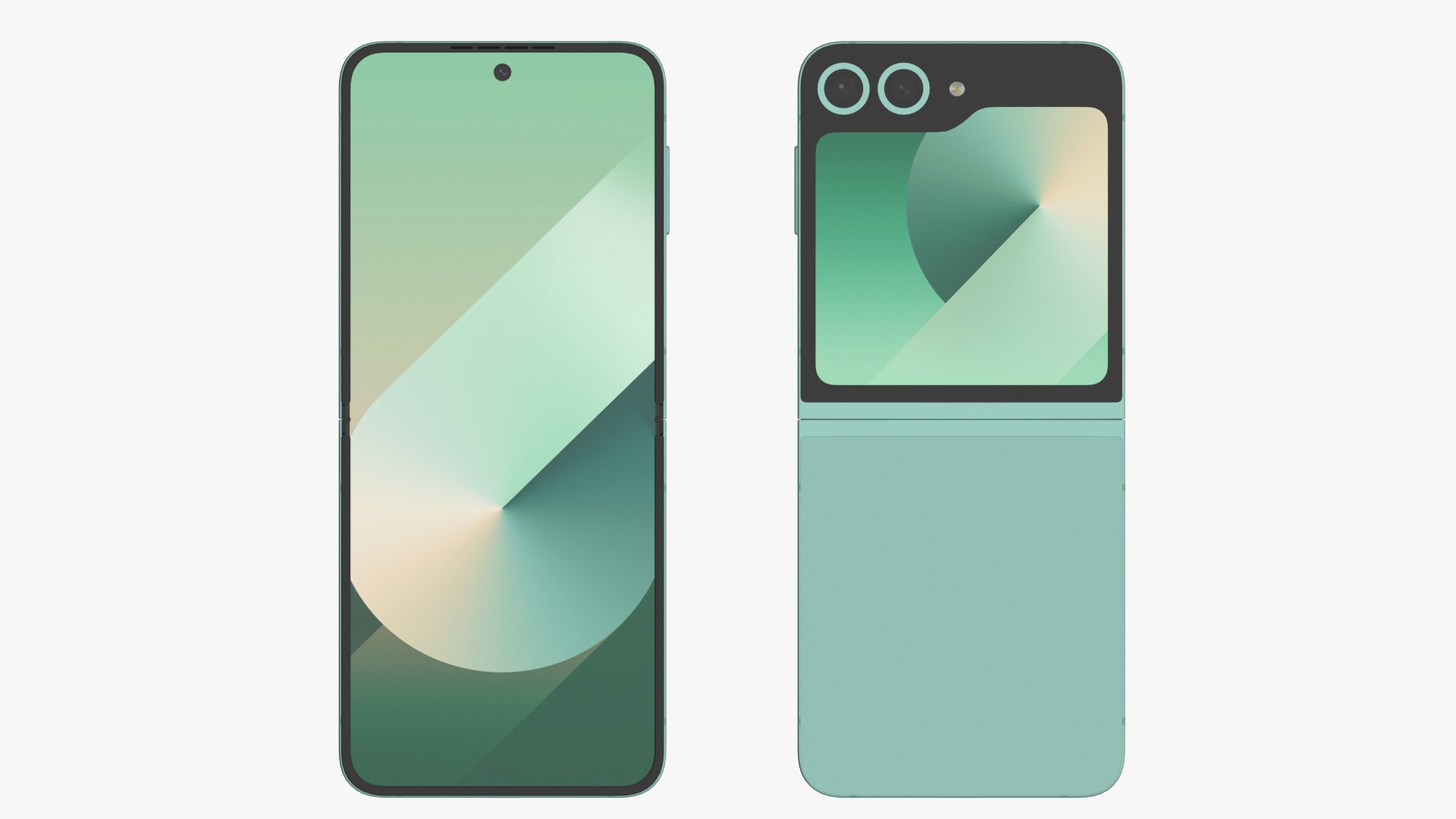Samsung Galaxy Z Flip 6 Mint 3D Model - TurboSquid 2333778