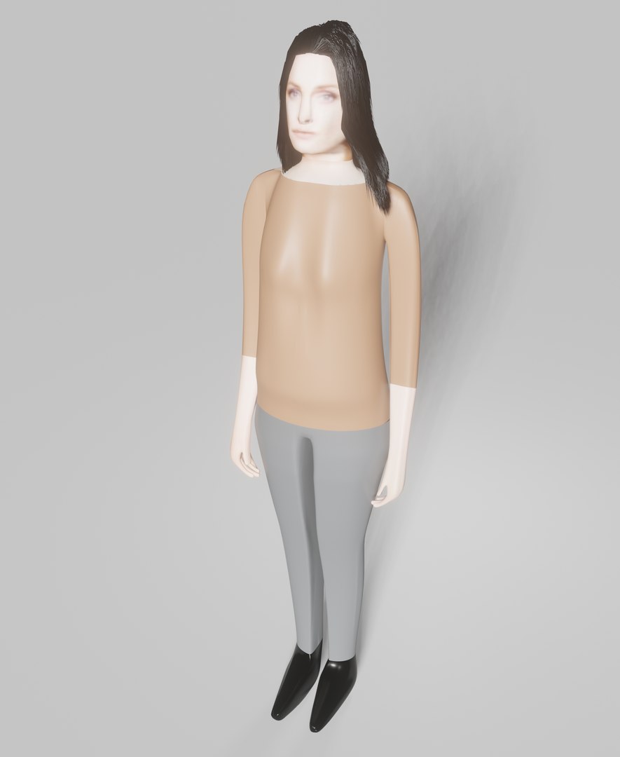 3D Woman OBJ - TurboSquid 1982162