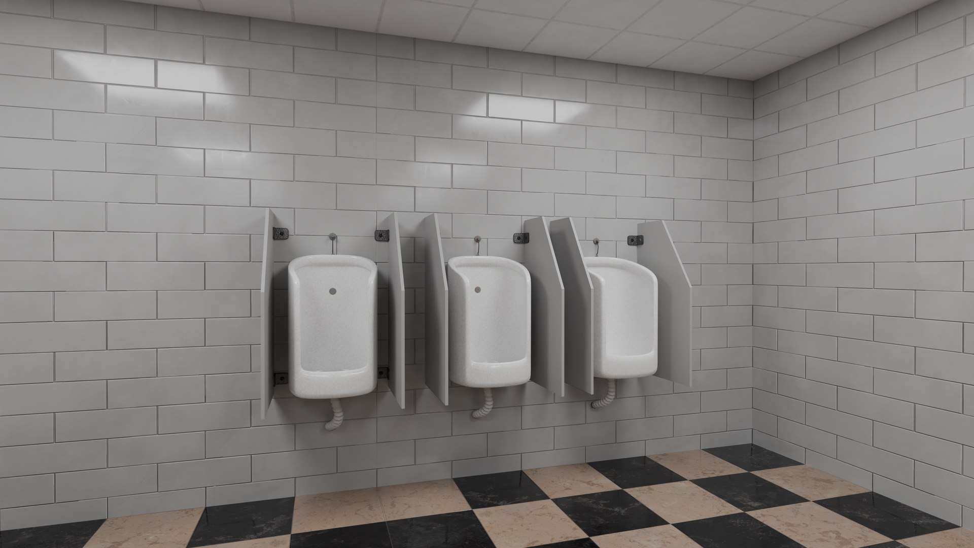 Modern Bathroom - Modular 3D Environment Model - TurboSquid 2413571