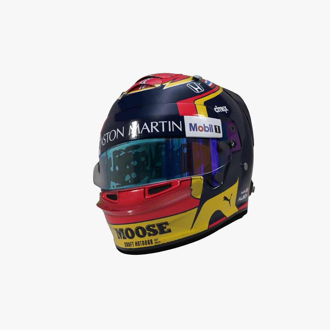 3D Model Albon 2020 Helmet - TurboSquid 1591245