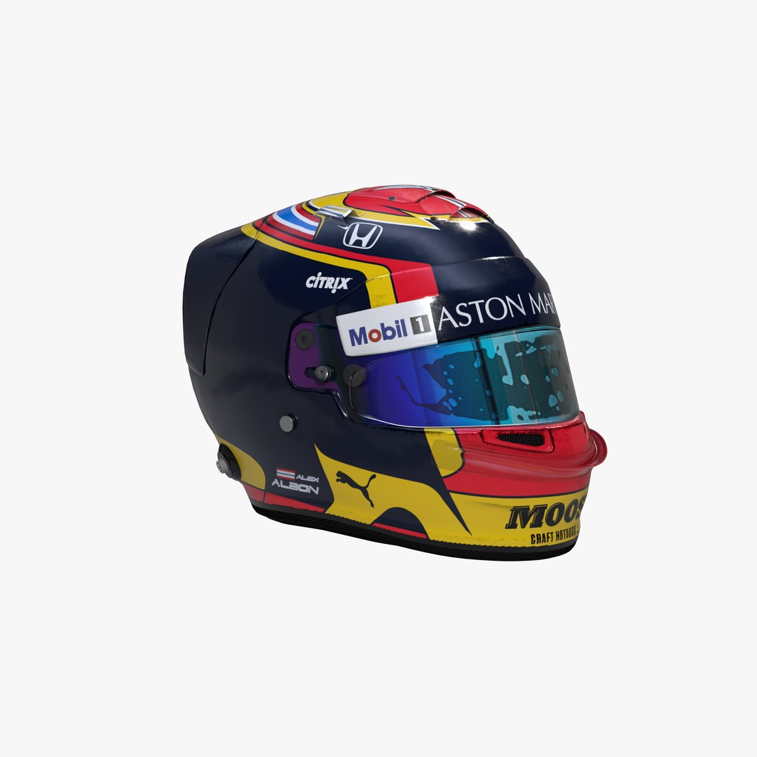 3D Model Albon 2020 Helmet - TurboSquid 1591245
