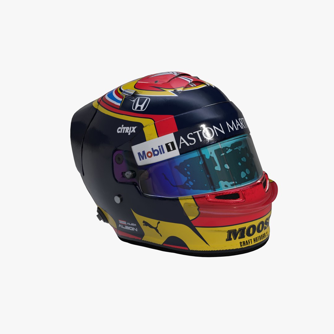 3D Model Albon 2020 Helmet - TurboSquid 1591245