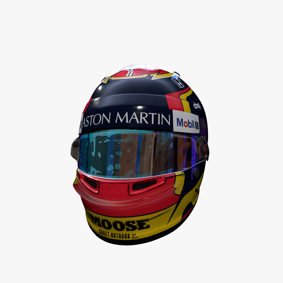 3D Model Albon 2020 Helmet - TurboSquid 1591245