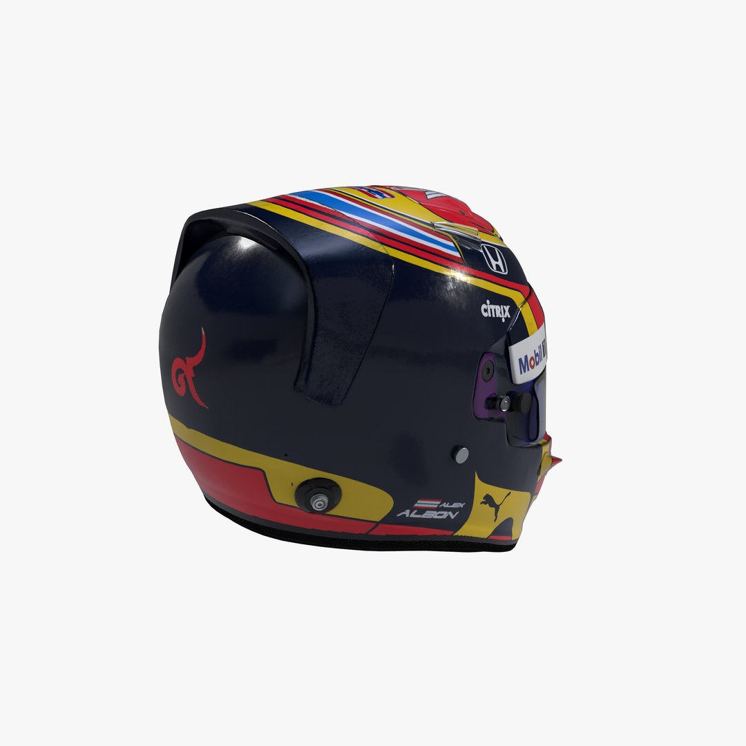 3D Model Albon 2020 Helmet - TurboSquid 1591245