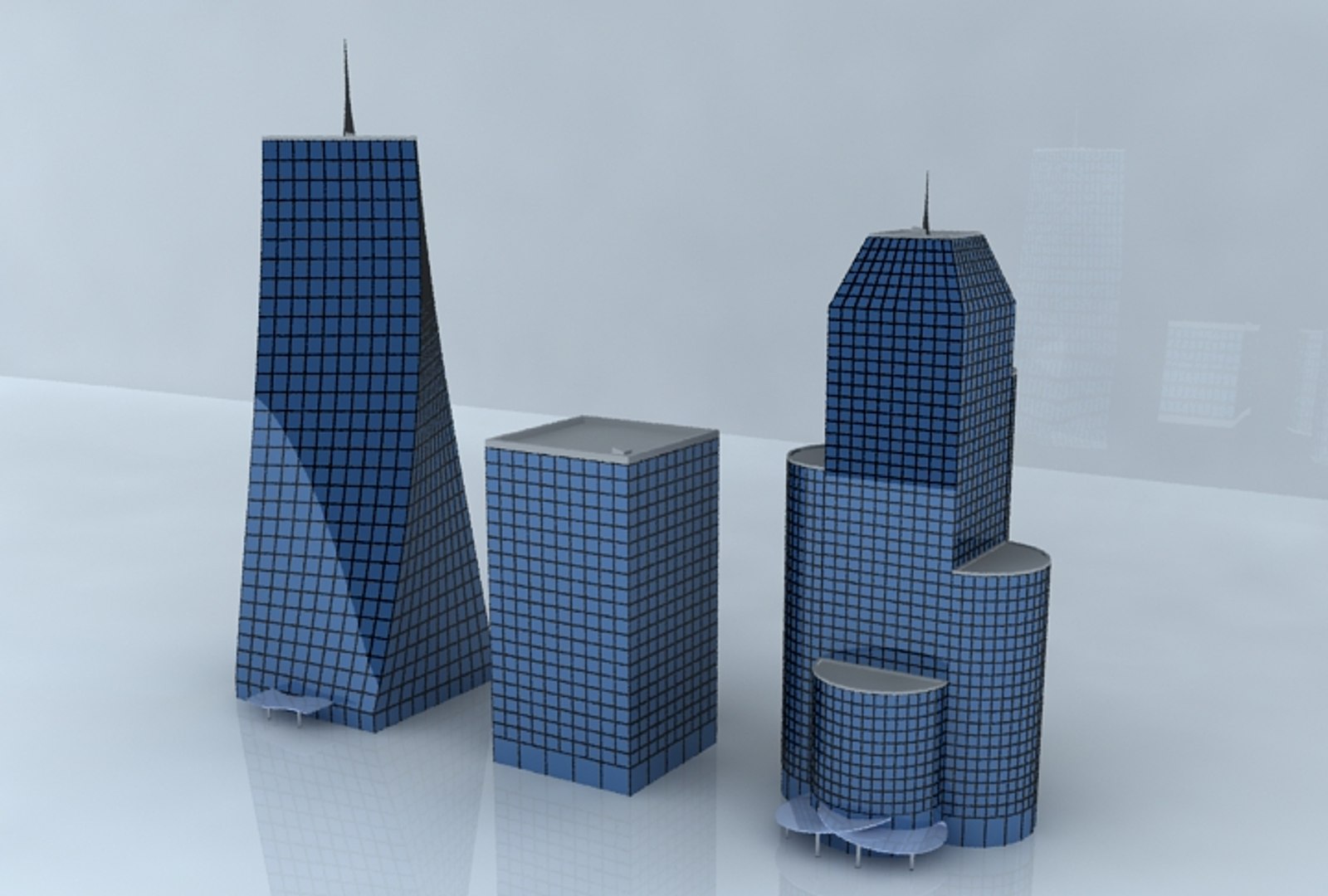 3d Model Business Centers