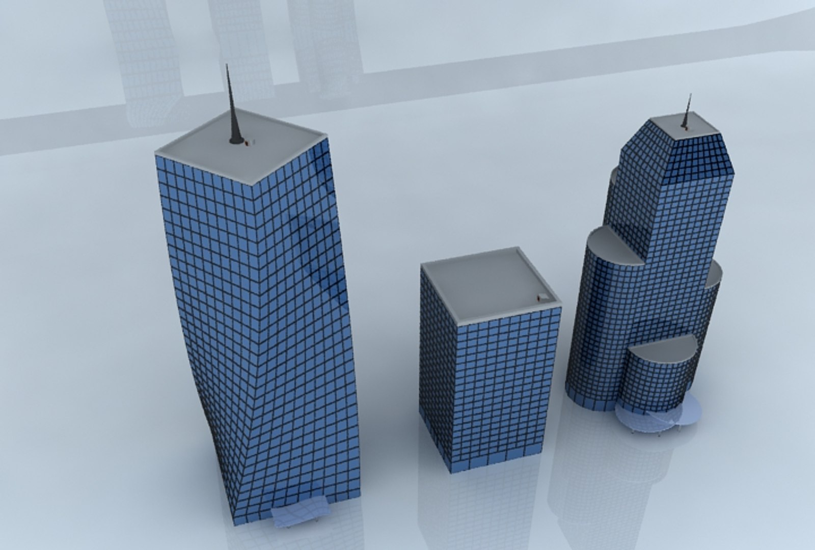 3d Model Business Centers