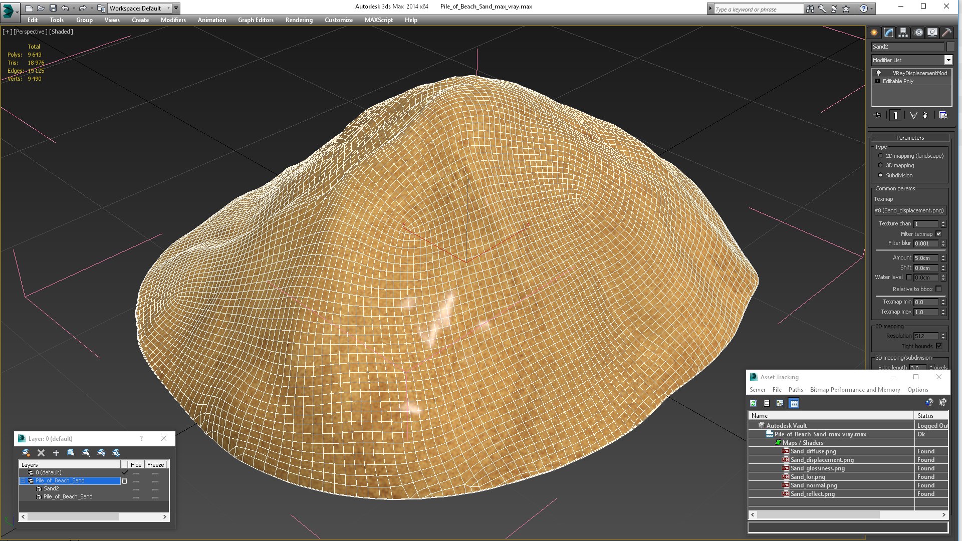Pile Of Beach Sand 3D - TurboSquid 2138037