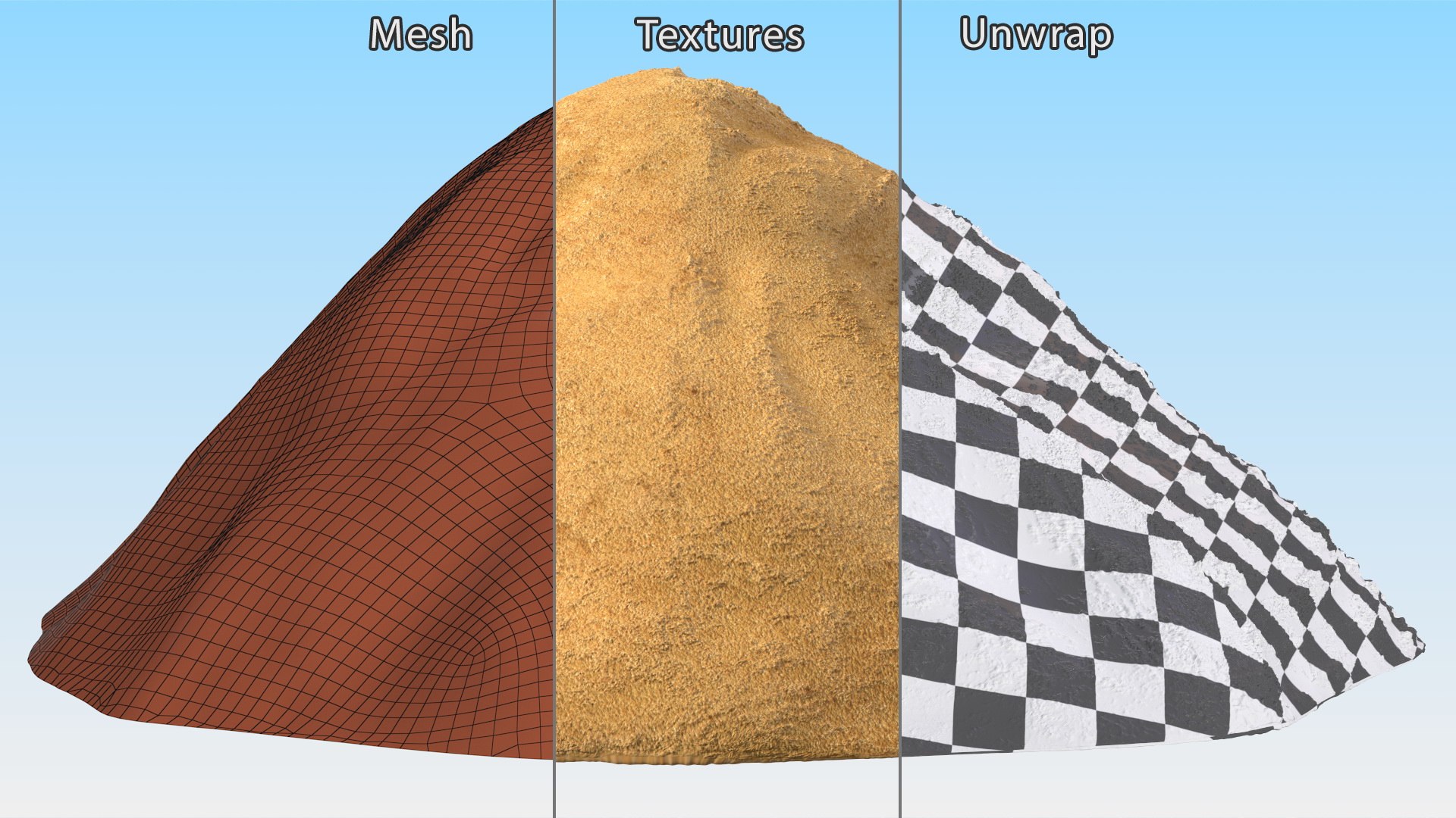 Pile Of Beach Sand 3D - TurboSquid 2138037