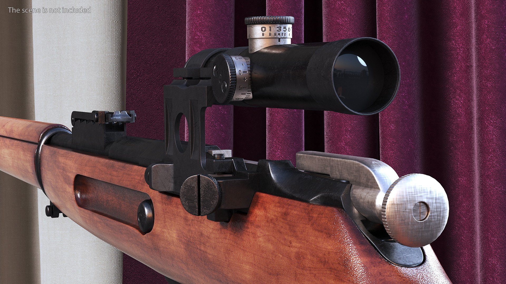 3D Model Mosin Nagant Scope - TurboSquid 2177436
