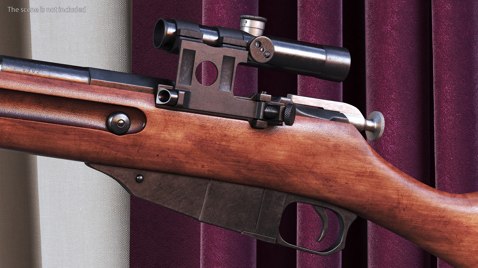 3D Model Mosin Nagant Scope - TurboSquid 2177436