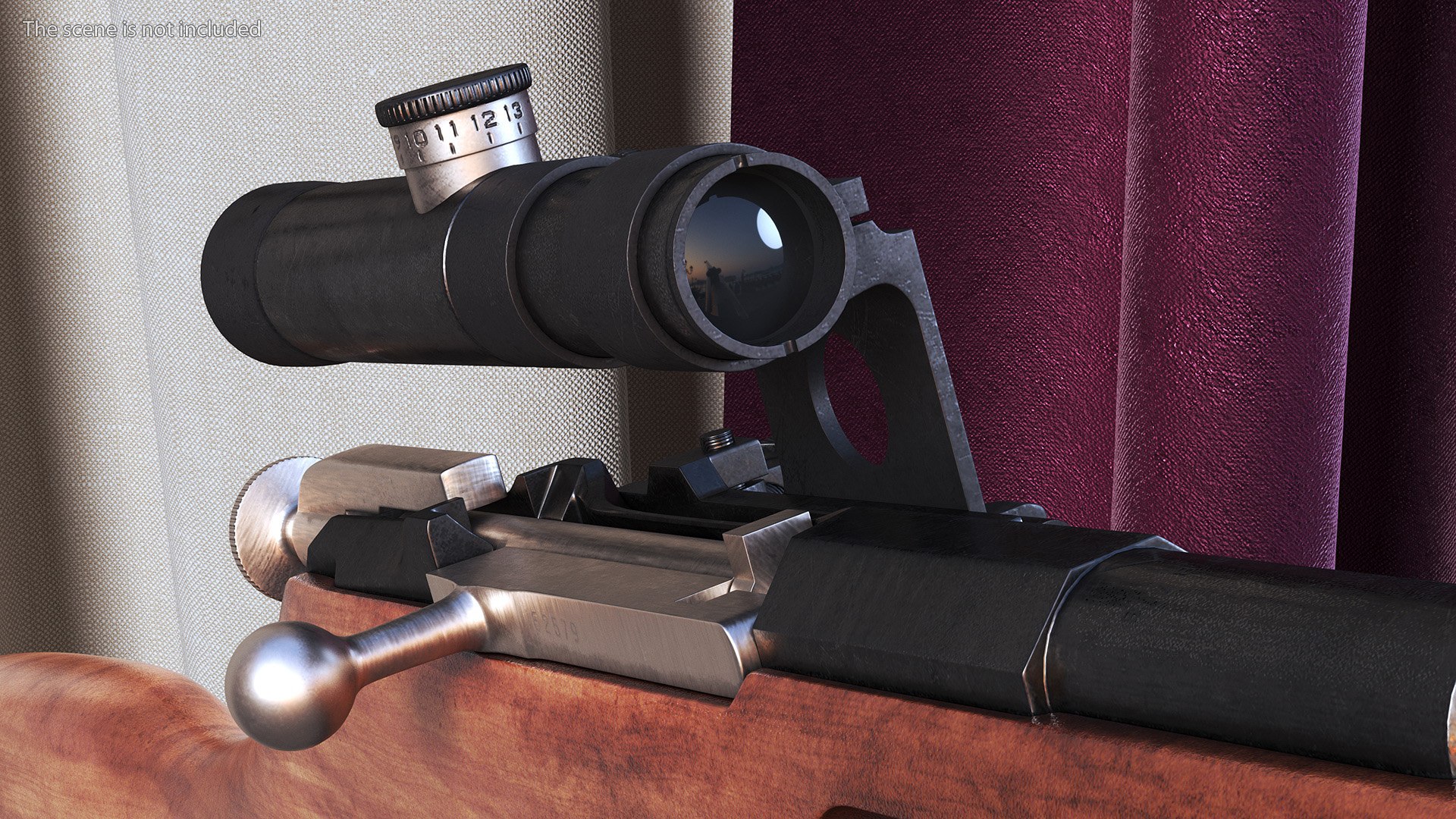 3D Model Mosin Nagant Scope - TurboSquid 2177436