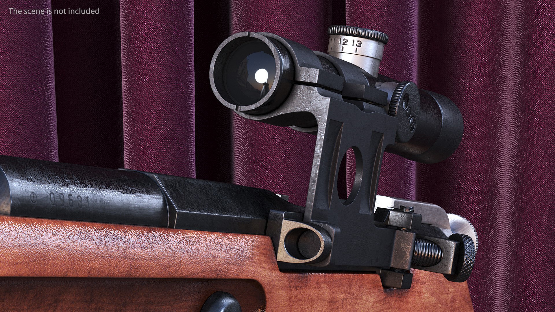 3D Model Mosin Nagant Scope - TurboSquid 2177436