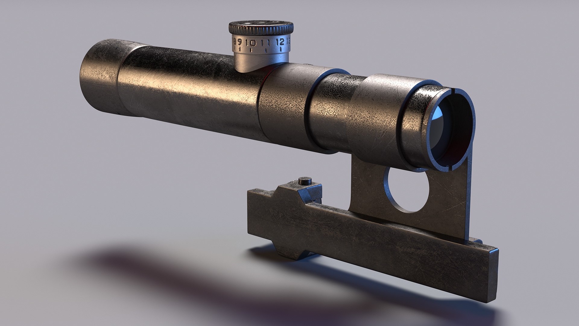 3D Model Mosin Nagant Scope - TurboSquid 2177436