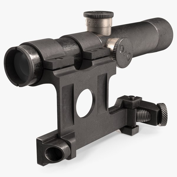 modelo 3d Alcance de Mosin Nagant - TurboSquid 2177436