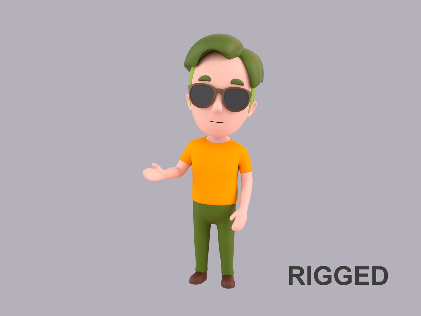 Cartoon Male Character Rigged 094 3D Model - TurboSquid 2384075